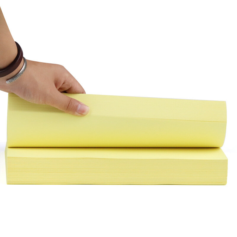 Бумага для печати Ruguo A480g для детского сада, бумага для оригами и творчества, цветная копировальная бумага, 500 листов/упаковка, цветная бумага для принтера.