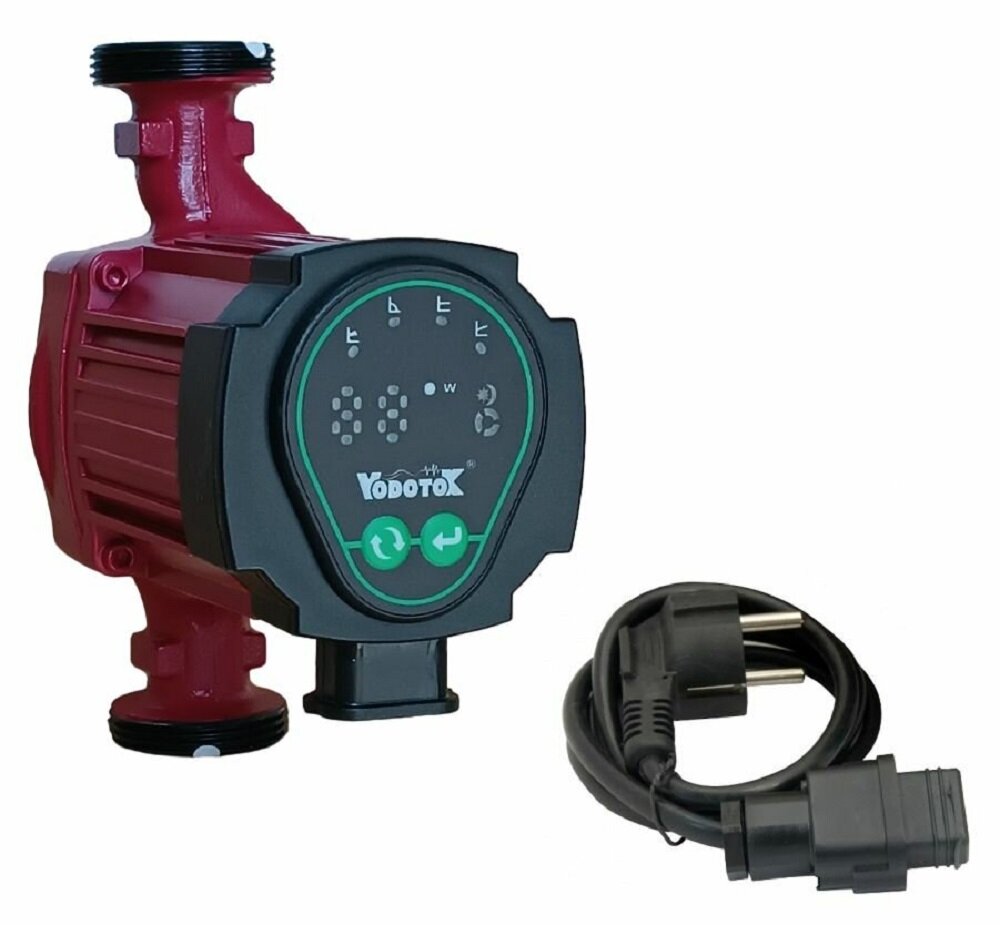 Насос циркуляционный инверторный с мотором на постоянных магнитах Vodotok модель НЦИ25/6-180