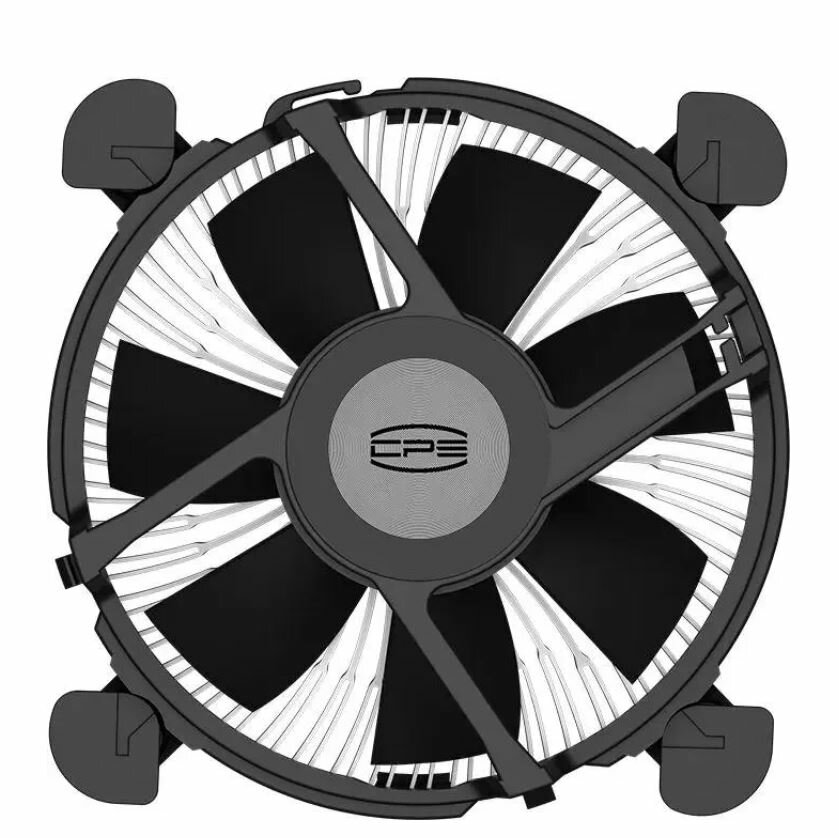 Устройство охлаждения(кулер) PcCooler R94-V2 Soc-1700/1851 серебристый/черный 4-pin 27.3dB Al 65W 15