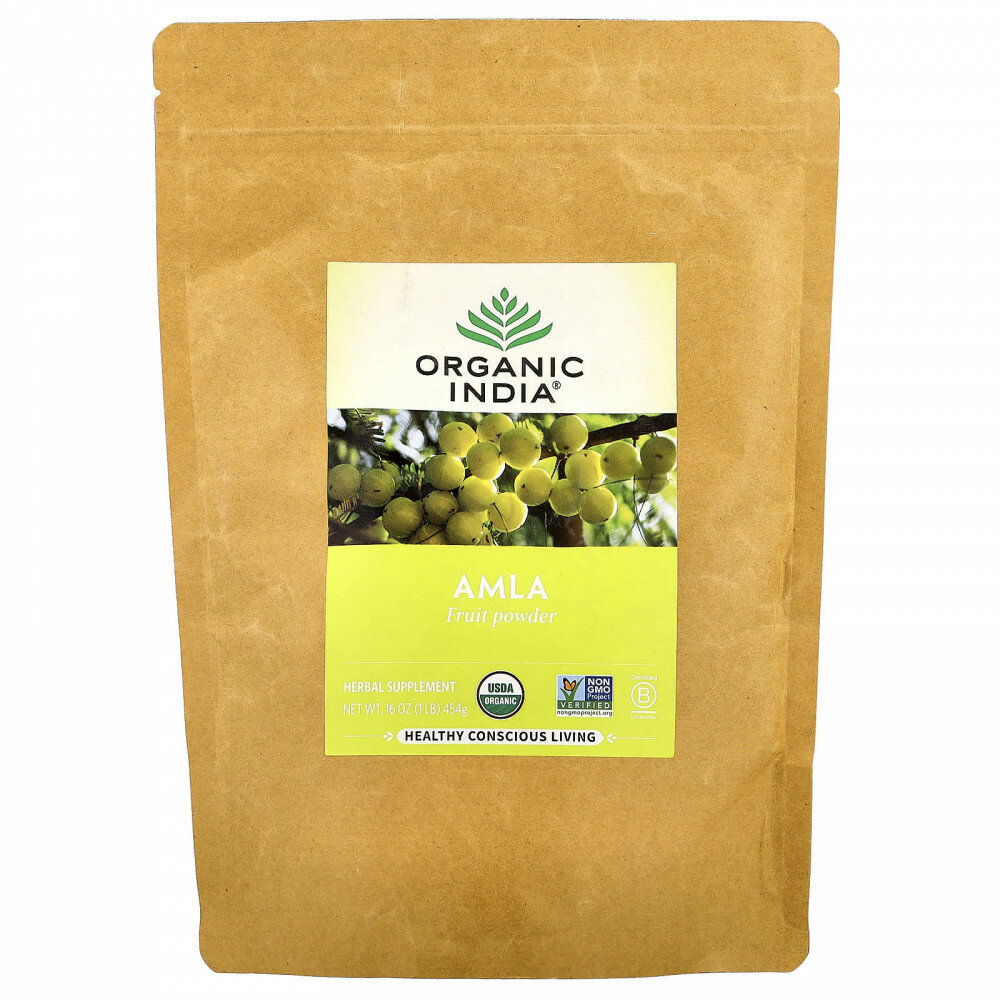 Organic India, Порошок фруктов амлы, 454 г (16 унций)
