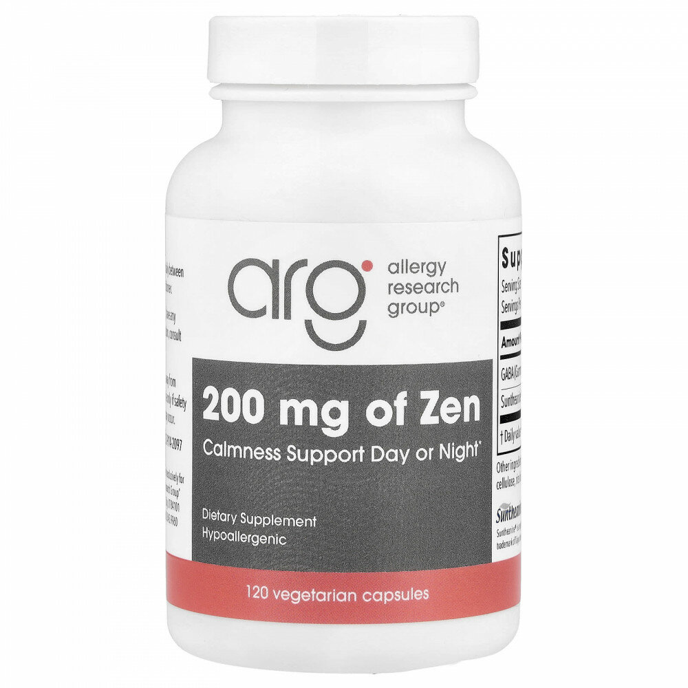 Allergy Research Group, Zen, 120 вегетарианских капсул
