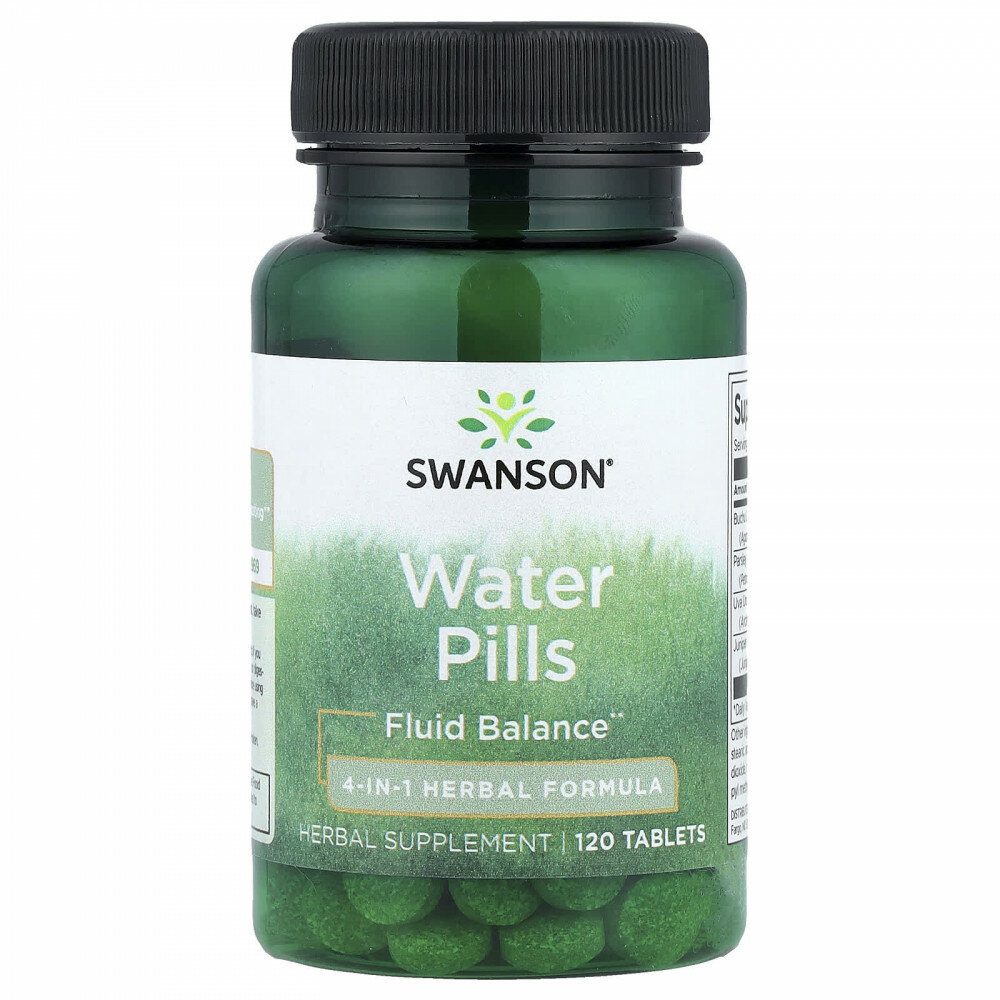 Swanson, Water Pills, 120 таблеток