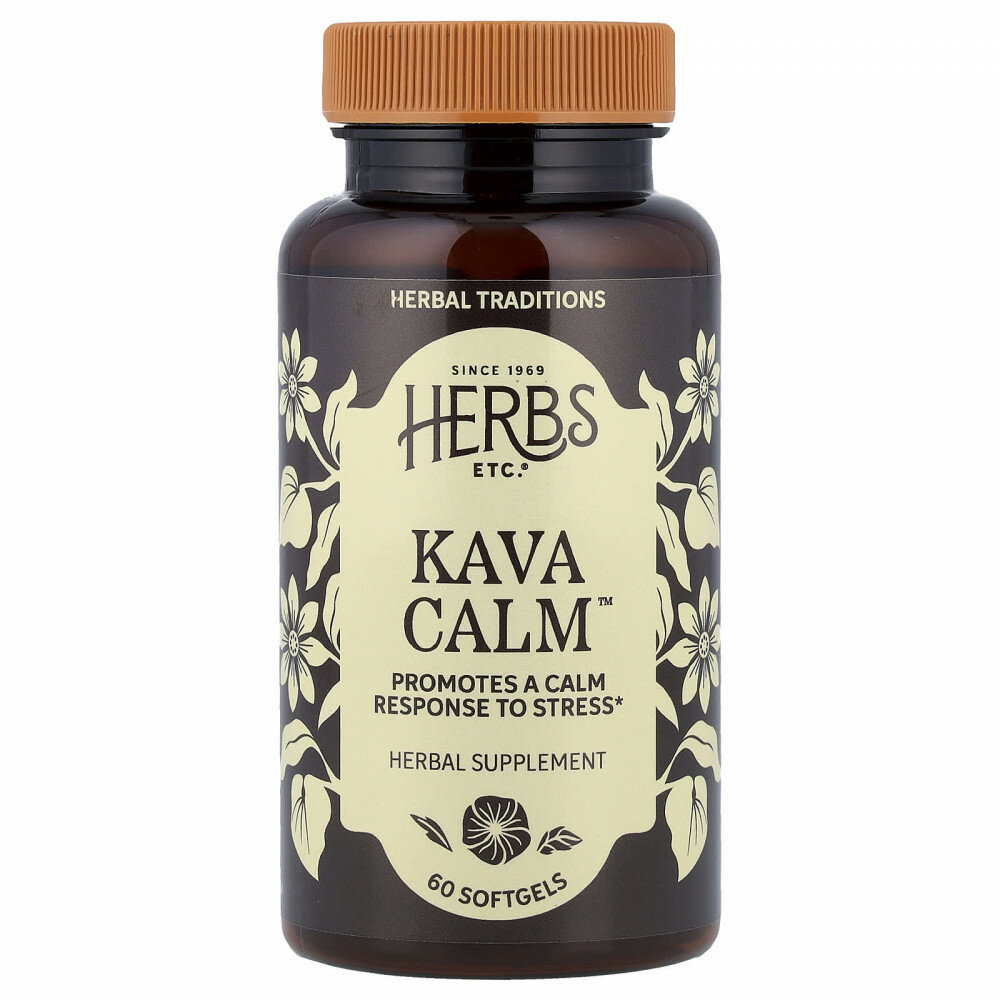 Herbs Etc, Kava Calm™, 60 капсул