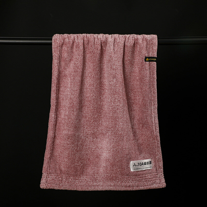Антибактериальное полотенце из кораллового флиса 10A, класс А, высококачественное полотенце для лица для мужчин, впитывающее, увеличенного размера и утолщенное банное полотенце.