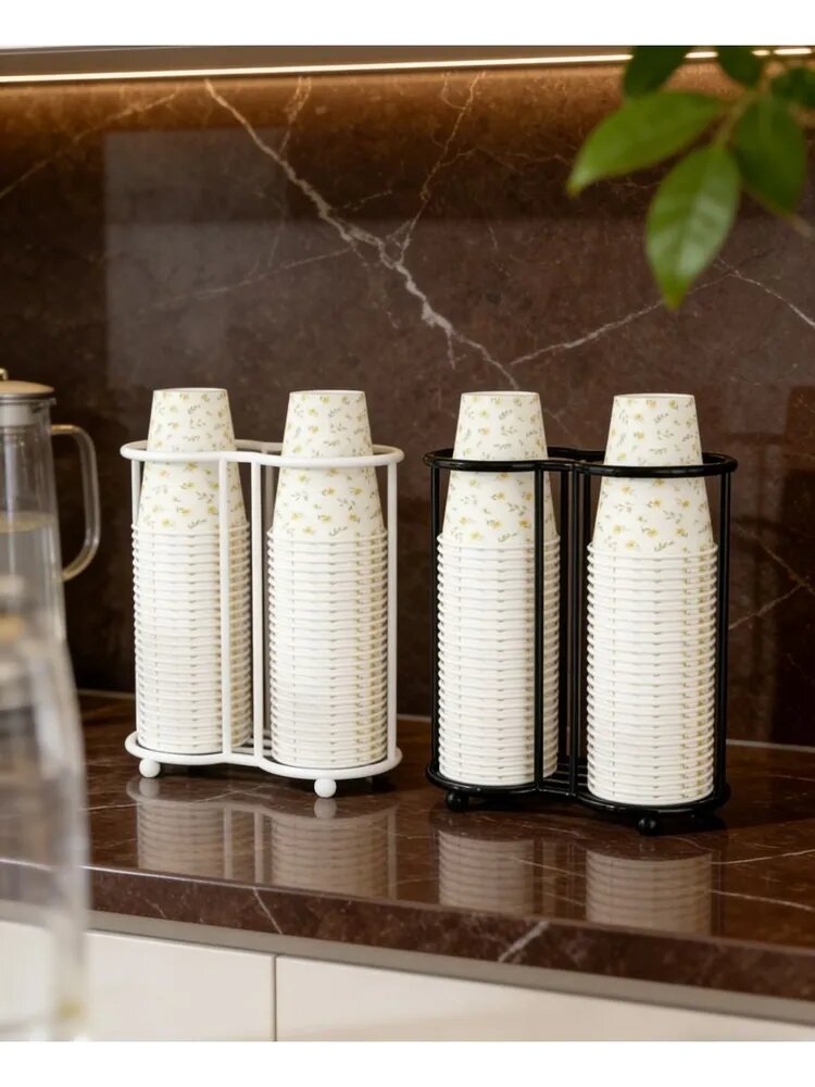 Держатель кухонный для одноразовых стаканов, 16.4 см х 7.8 см х 17 см, 1 шт