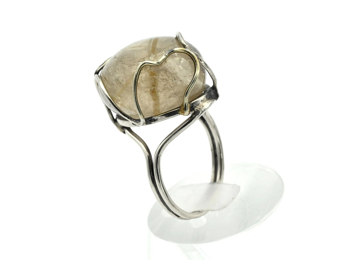 Кольцо, кварцит, кварц