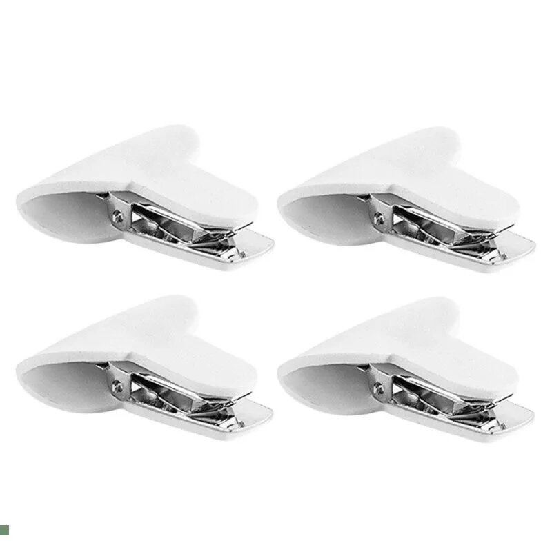 4 шт. белых пенопластовых металлических держателей для тканевого ковра, зажимы для одеяла, фиксаторы для пододеяльника