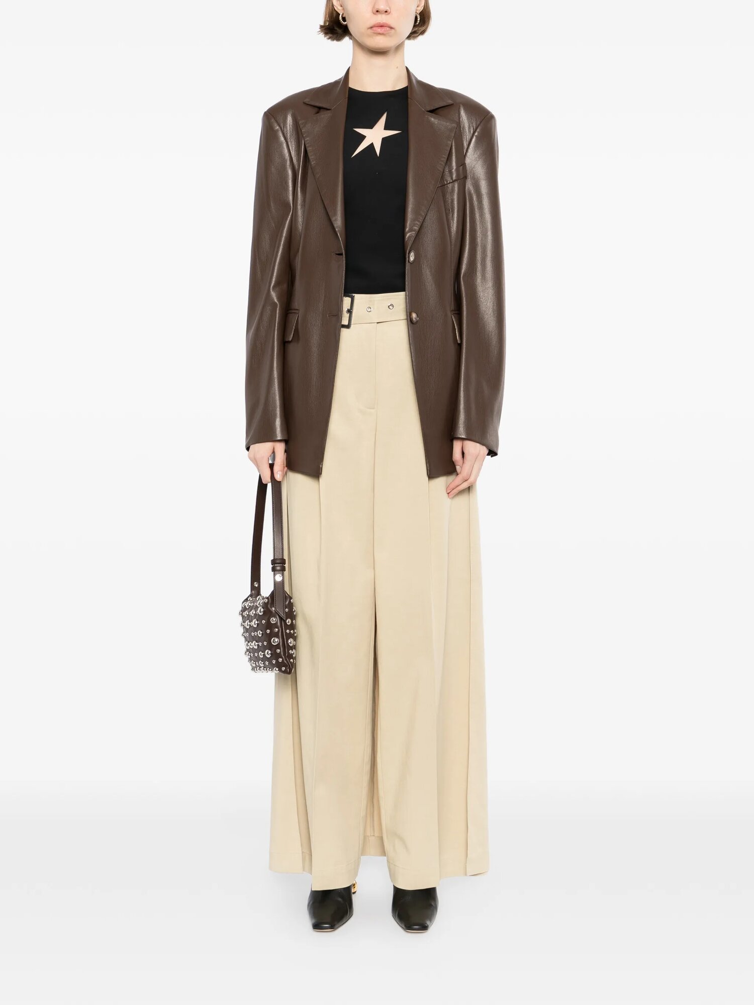 Брюки Karl Lagerfeld Pleated trousers, размер 42 — фото 1