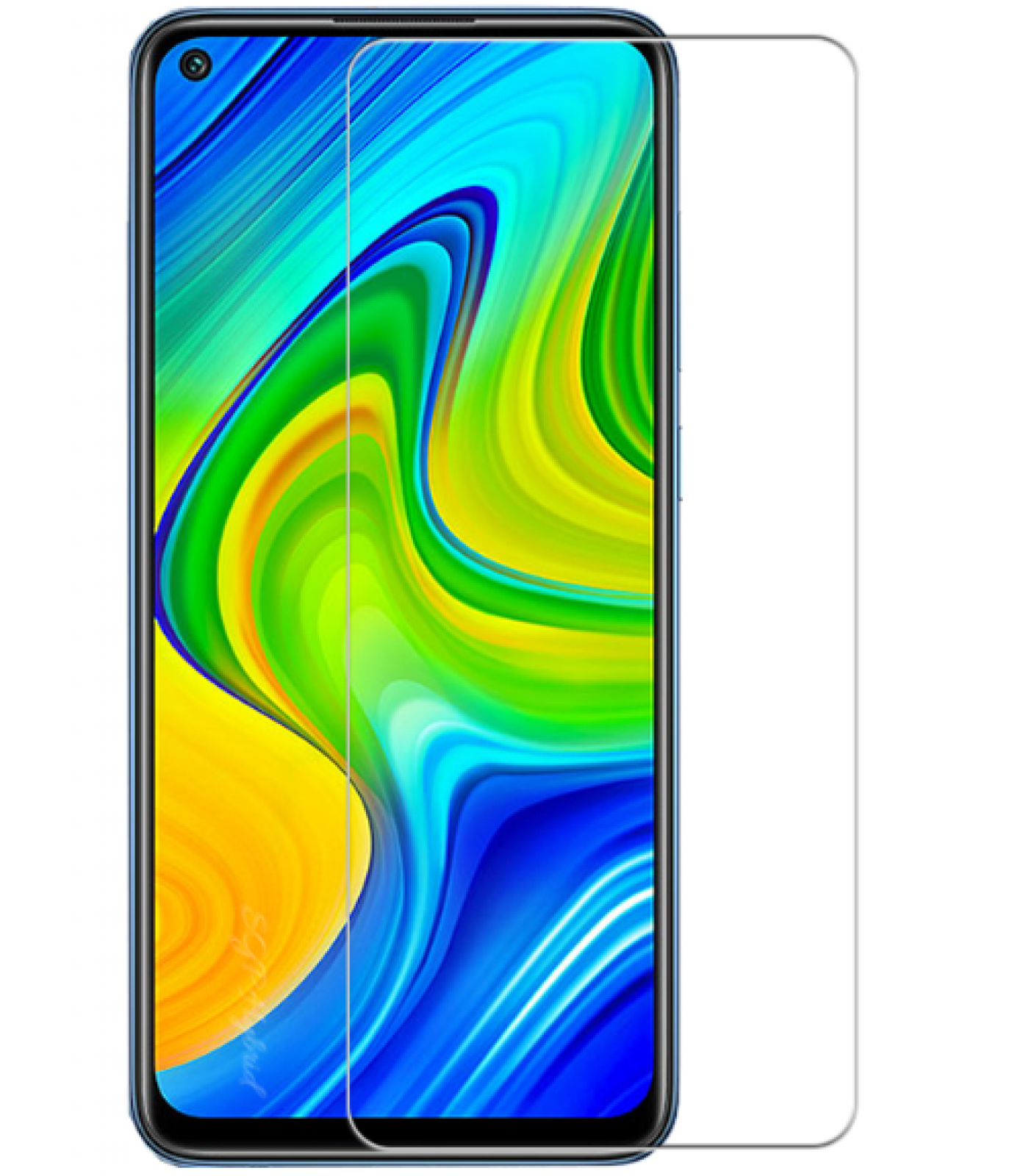 Защитное противоударное стекло MyPads для Xiaomi Redmi Note 9 с олеофобным покрытием