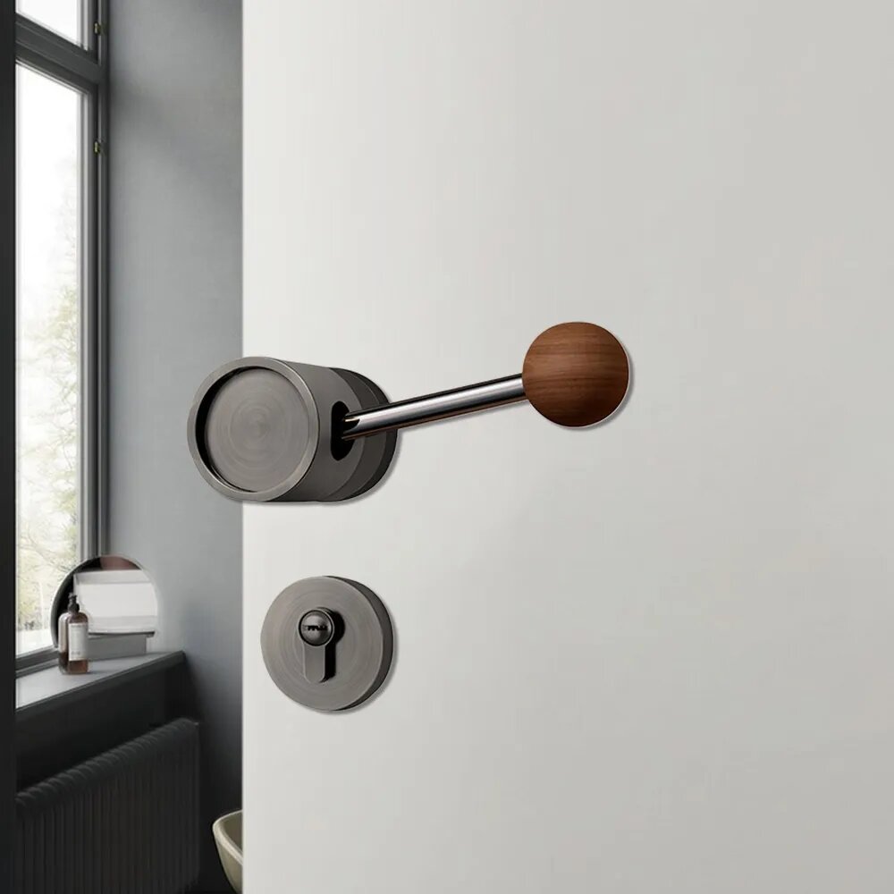 Дверная ручка, Дверная ручка с замком внутри , Замок