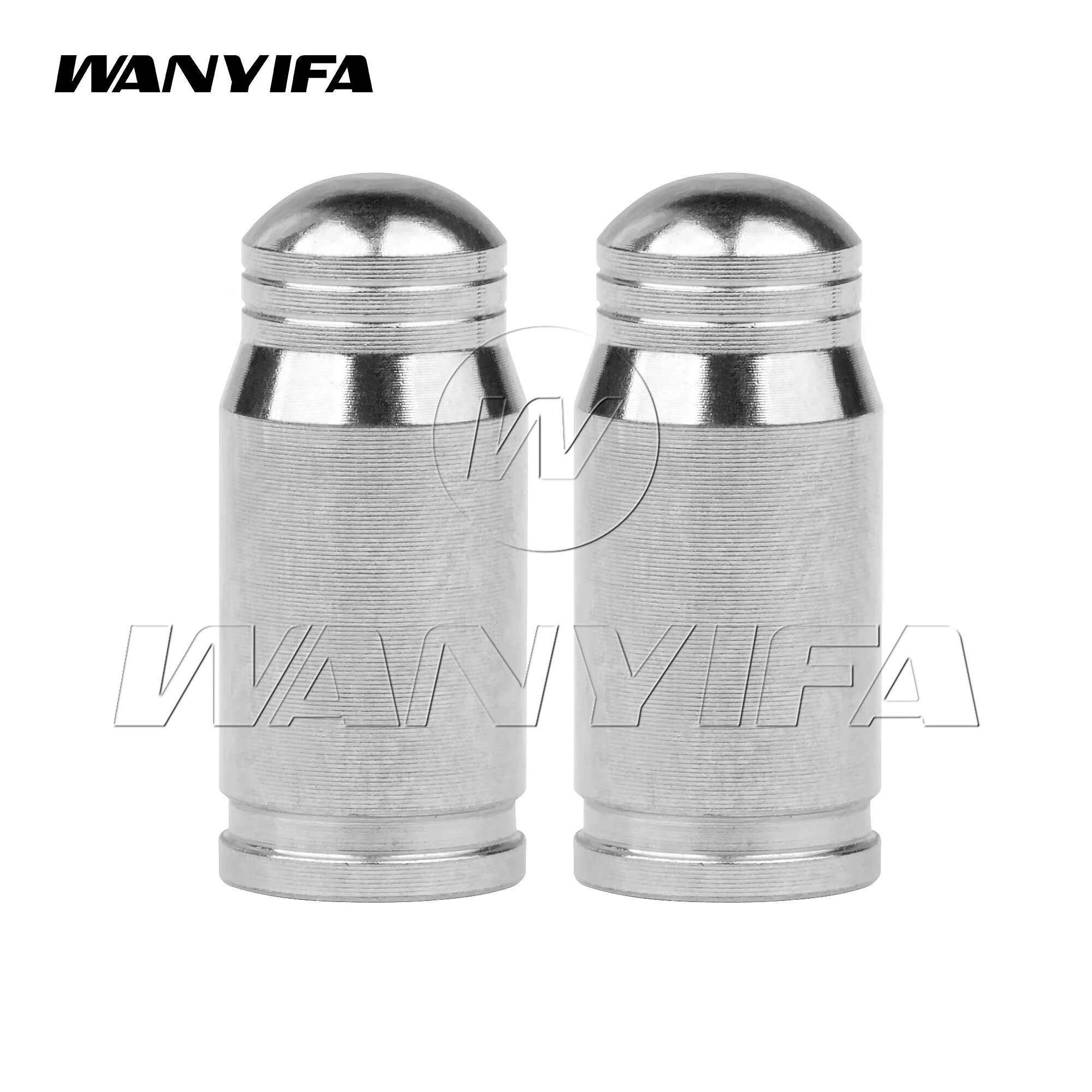 Wanyifa титановые колпачки клапанов для велосипеда, 2 шт, Sliver