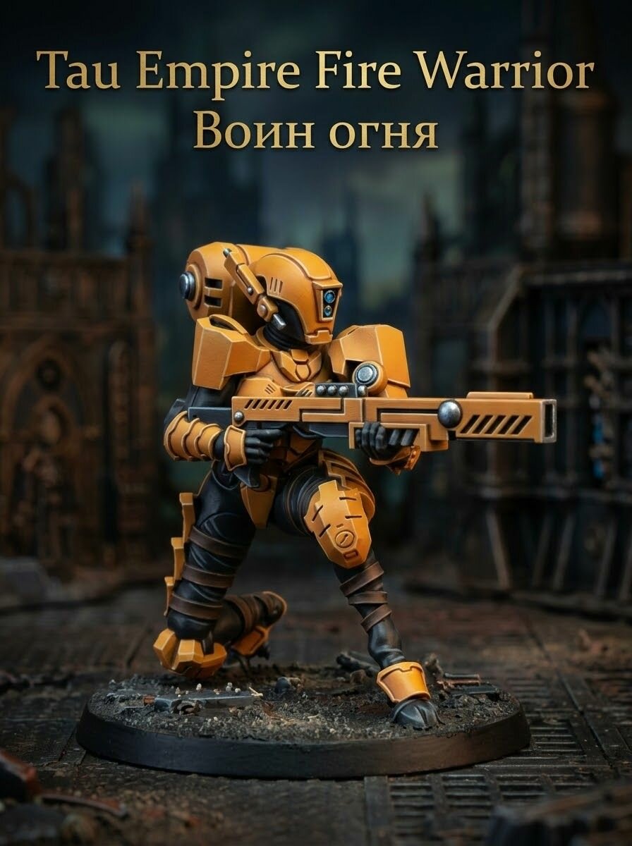 Tau Empire Fire Warrior Воин огня миниатюра