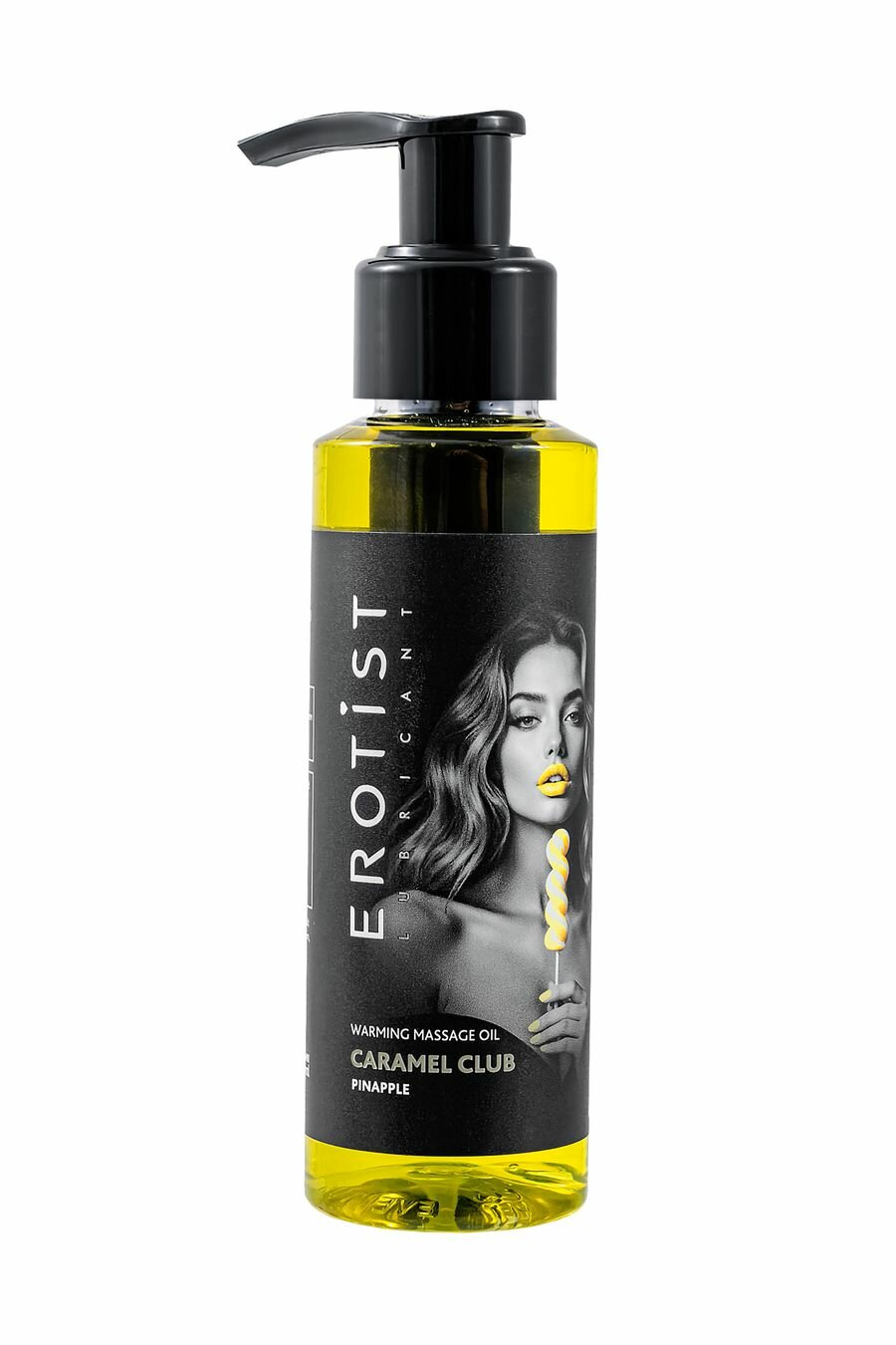 Разогревающее массажное масло Erotist Caramel Club Ананас, 100 мл. Erotist Разогревающее массажное масло Erotist Caramel Club Ананас, 100 мл.