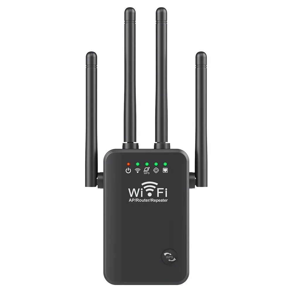 Wi-Fi AP/Router/Repeater, черный цвет, AP/Router/Repeater