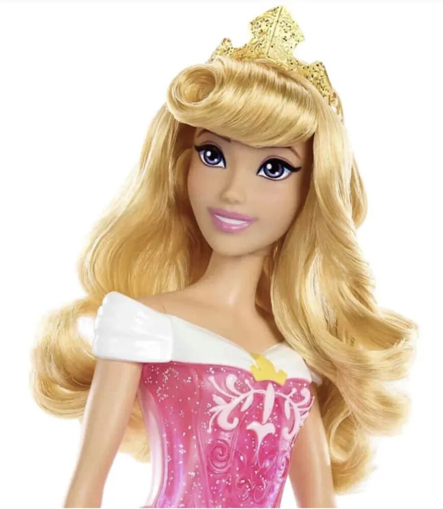 Кукла Aurora из серии Disney Princess, кукла-принцесса в розовом платье, шарнирные руки — фото 1