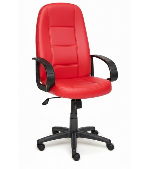 TetChair Кресло компьютерное СН747 кожзам, красный