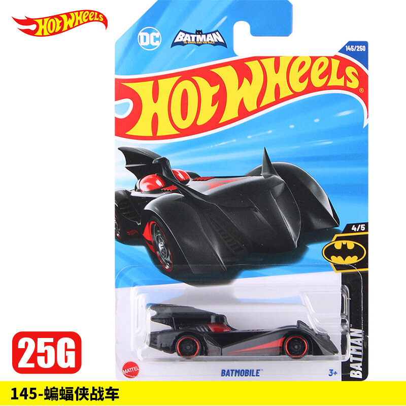 145-Колесница Бэтмена Hot Wheels Модель автомобиля из сплава 1:64, Серия 25G(2025)