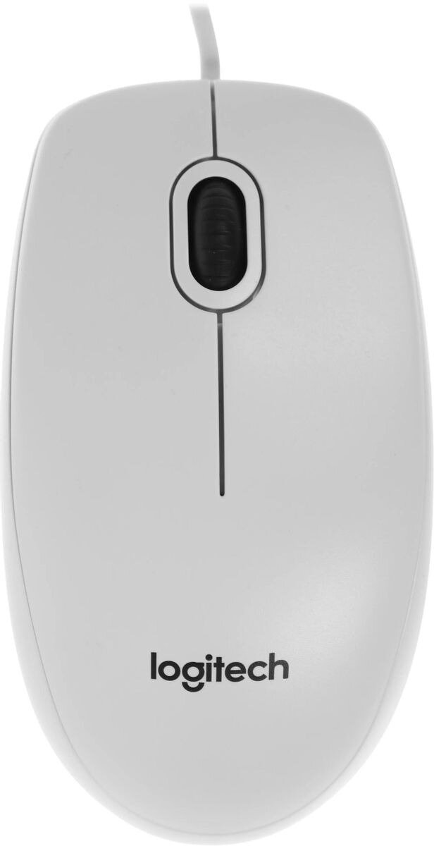 Мышь 910-003360 Logitech Mouse B100 White USB OEM