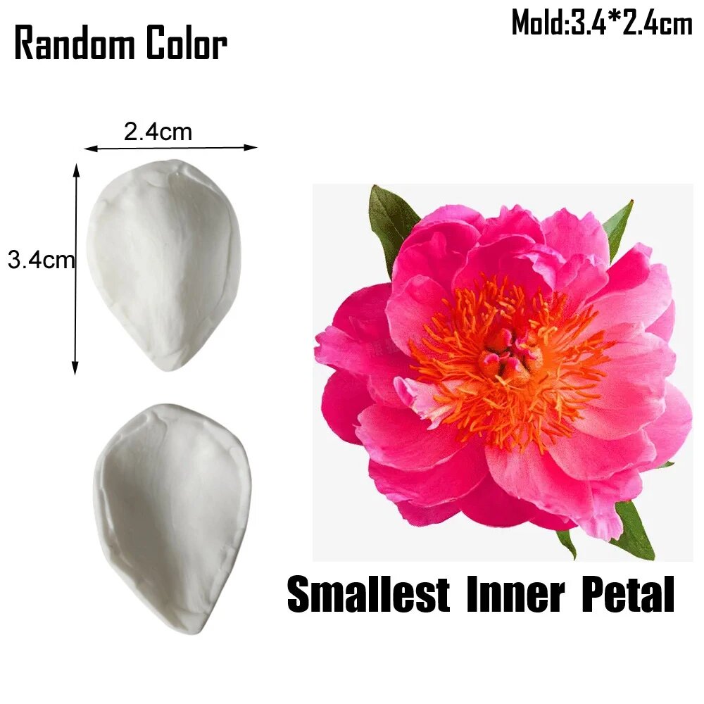 Силиконовая форма для цветов, лепестки, Random Color M2839