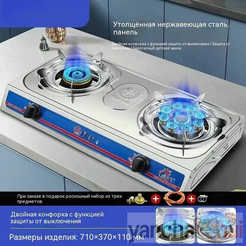 Газовая плита с двумя горелками для дома