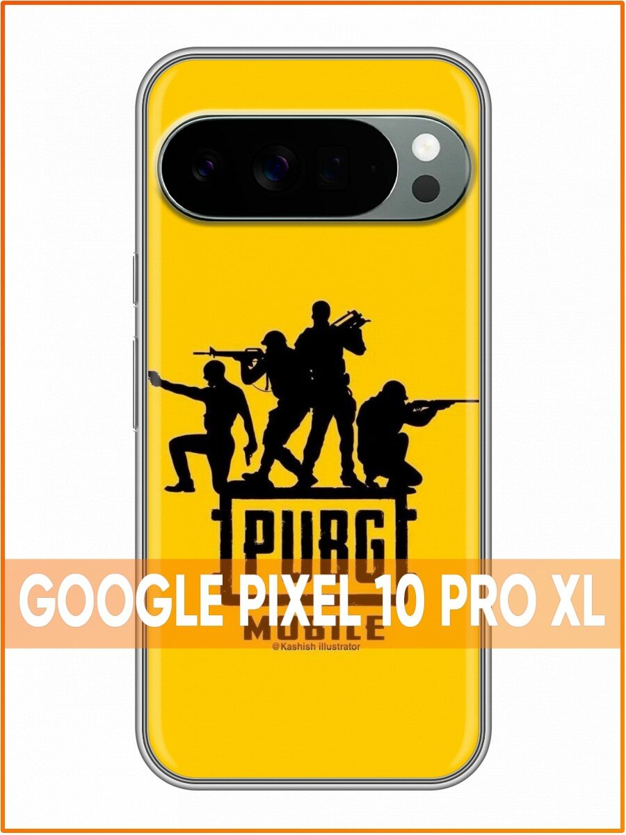 Чехол для Google Pixel 10 Pro XL с принтом Для мальчиков PUBG (Гугл Пиксель 10 про XL)