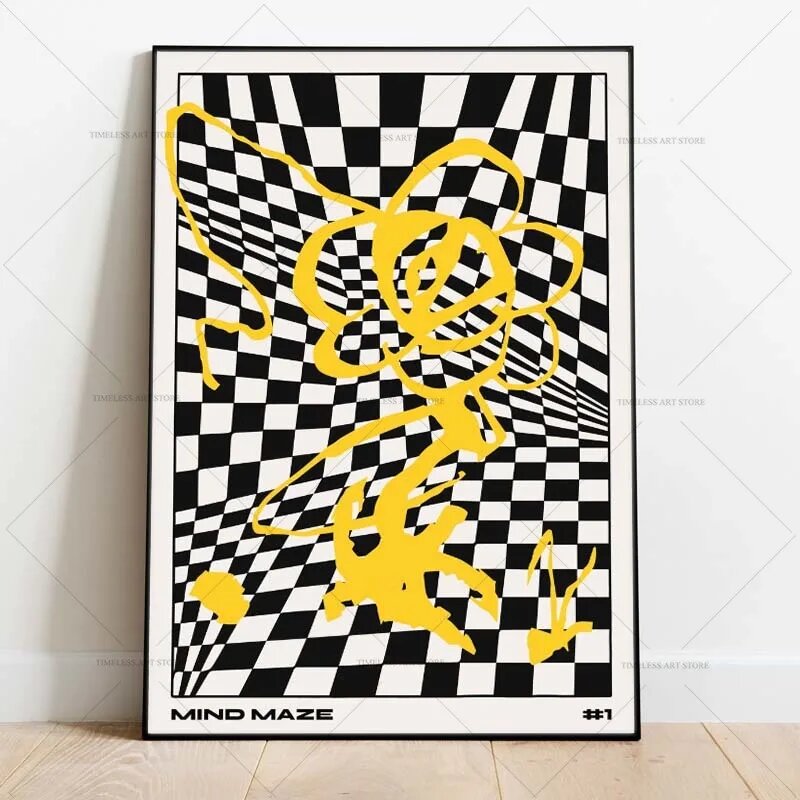 Настенная картина "Mind Maze" 40x60см, цвет 22