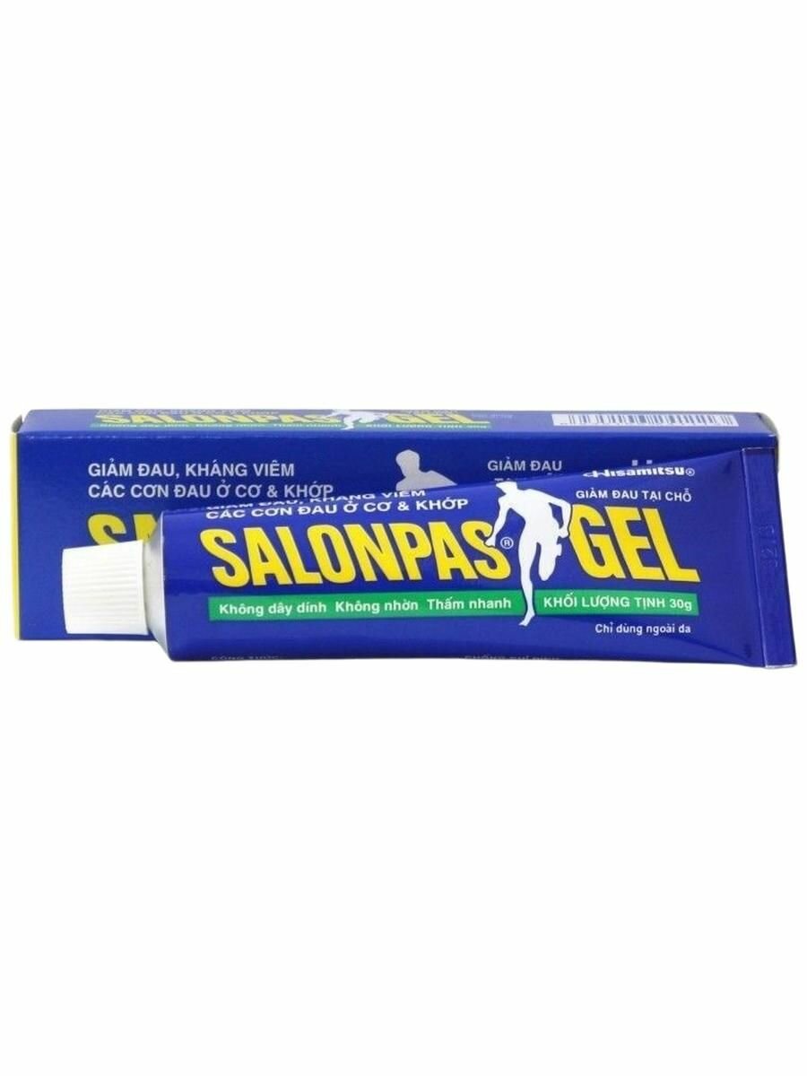 Вьетнамский обезболивающий гель / Salonpas Gel / от боли в суставах, 30гр.