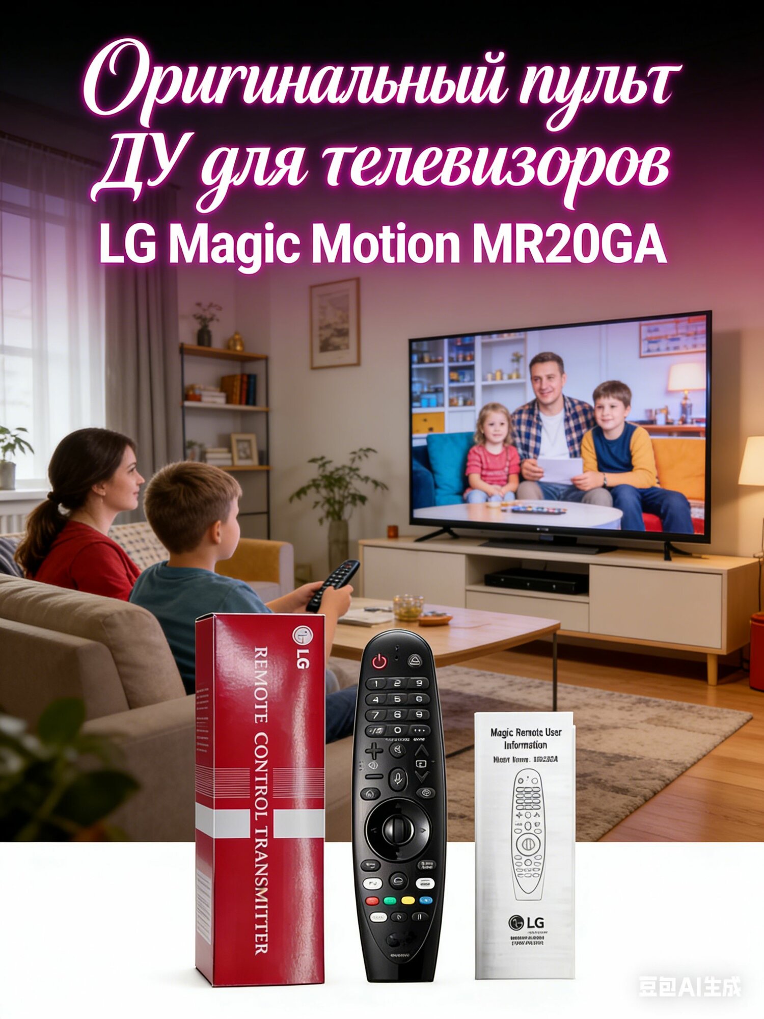 Пульт LG Magic Remote MR20GA AKB75855502 для Smart TV, пульт с голосовым управлением для телевизора LG