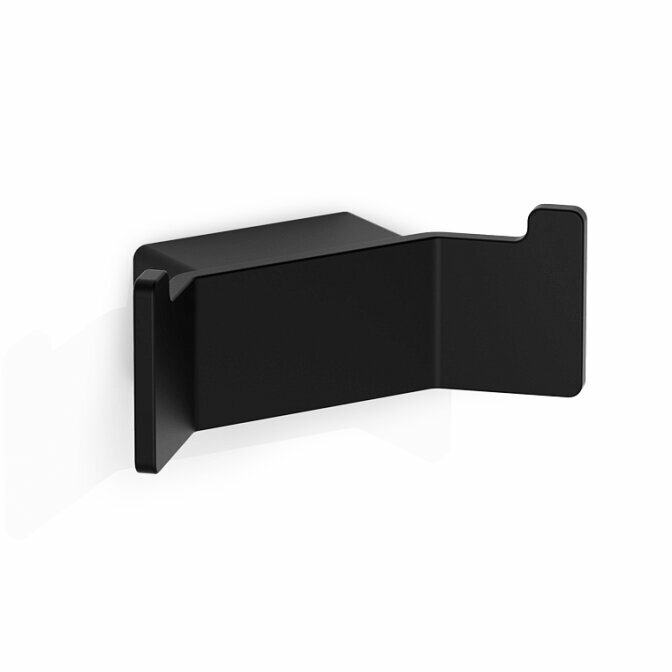 Decor Walther Contract Крючок, двойной, цвет: черный матовый