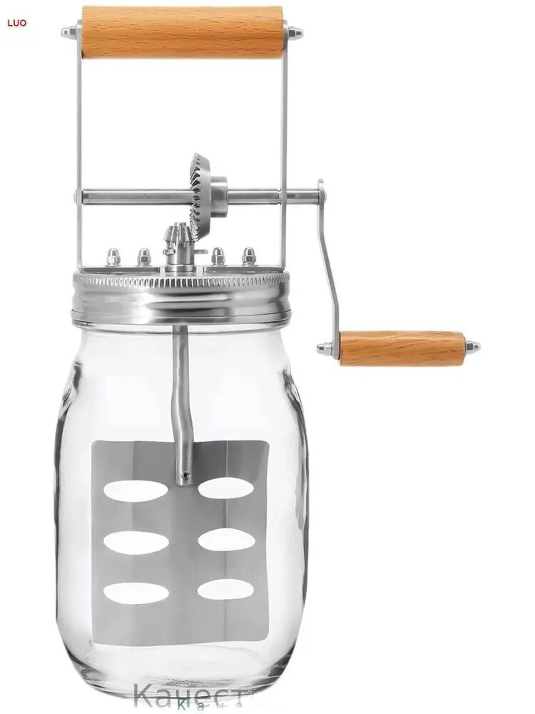 Маслобойка ручная для приготовления масла в домашних условиях из натуральных сливок. Простота и удобство!