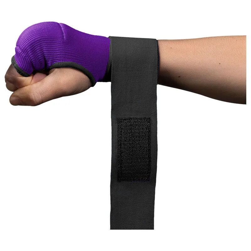 Бинты боксерские Hayabusa T3 Inner Glove Wraps Purple Фиолетовый Тренировочные перчатки для бокса — фото 1