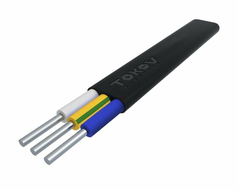 Кабель TOKOV ELECTRIC АВВГ-пнг(А)-LS 3х2.5 ОК (N PE) 0.66кВ (уп.100м) 00-00036344