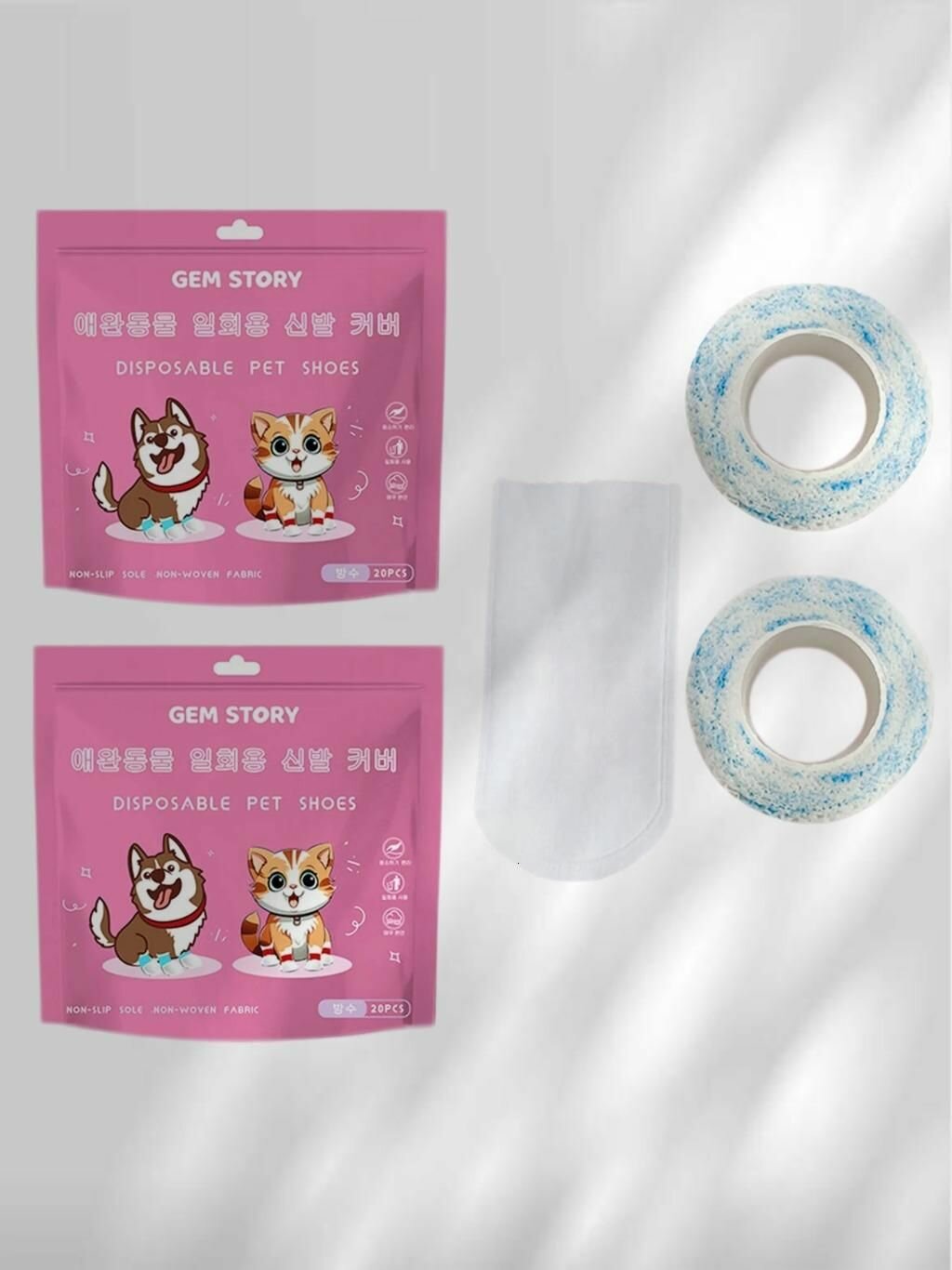 Защитные ботинки для собак (2 шт.), - S