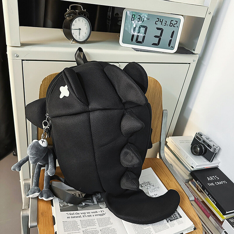 Модный рюкзак в стиле "акула" для мужчин, американский рюкзак для велоспорта в стиле High Street, уникальный дизайн, персонализированный креативный рюкзак для женщин.