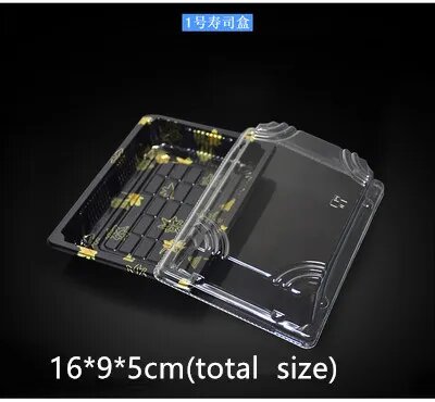 Одноразовые пластиковые коробки для суши 50 шт. 3