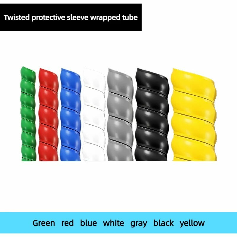 Спиральный защитный рукав для кабелей 8-22 мм Синий, 5m, 10mm