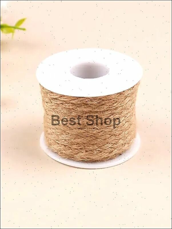 Сокровище найдено! 10 м/рулон джутовой ленты, мешковины, шпагата, сделай сам, ретро-поделки для домашнего декора