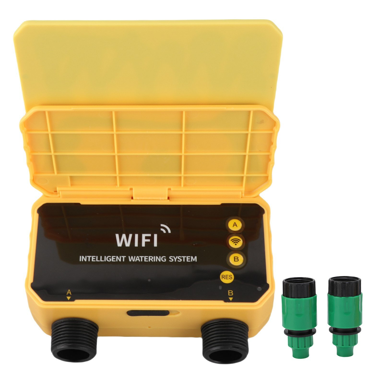 Умный Таймер Полива С Wi-Fi: Сенсор Дождя, Дистанционное Управление Через Приложение, Солнечная Панель, 3200 мАч Аккумулятор, Type-C Для Сада, Огорода И Балкона