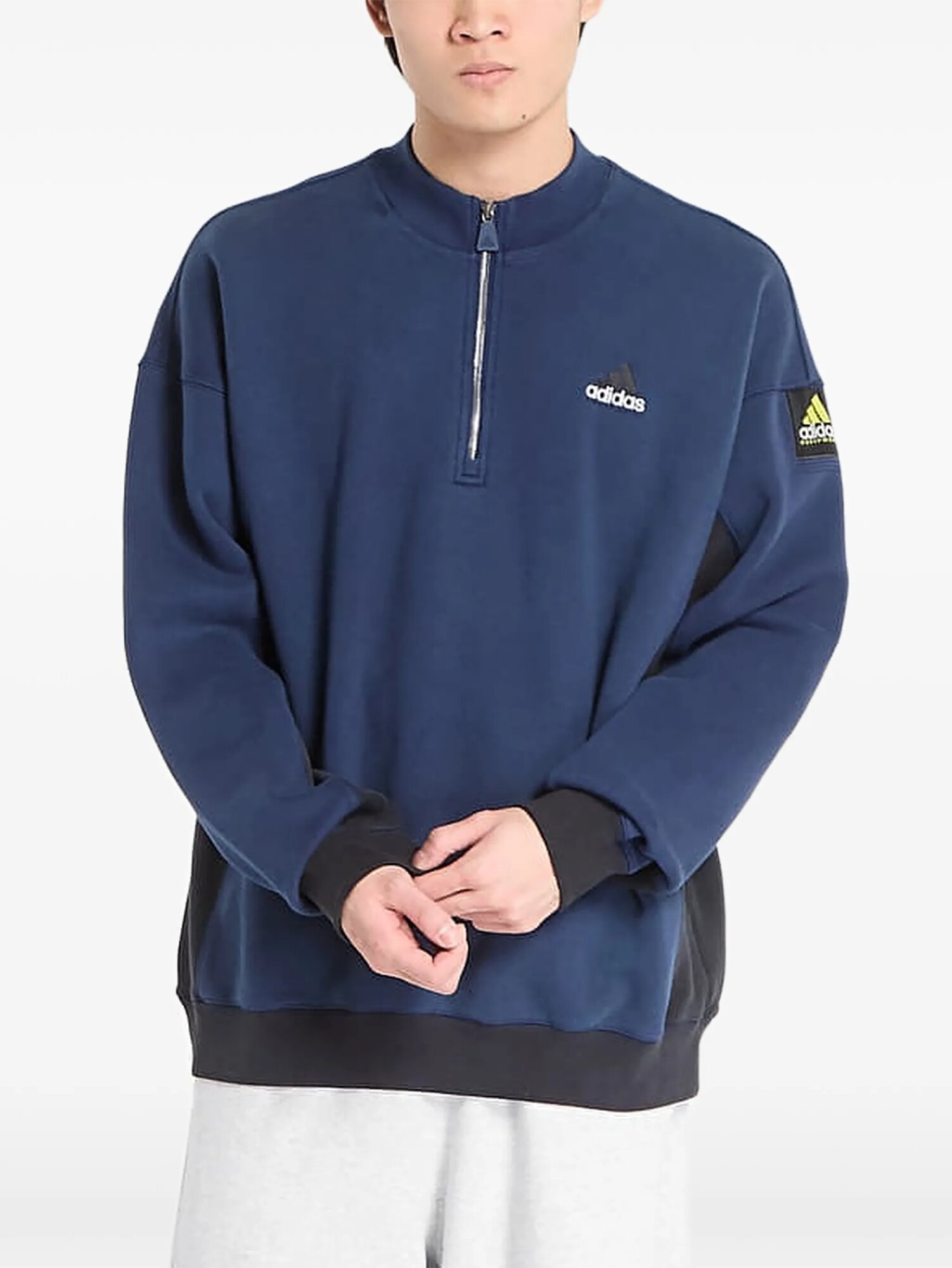 Худи adidas, размер M, , синий