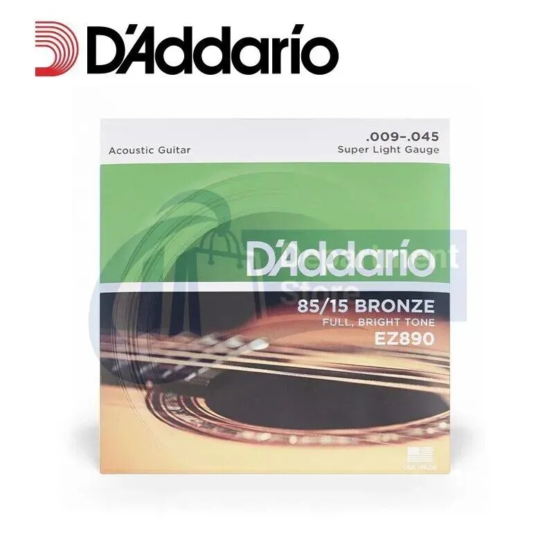 Струны DADDARIO EZ890 для гитары акустической металлические(09-045)