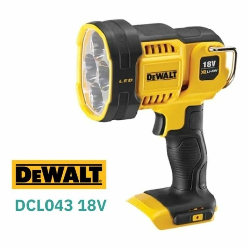 DEWALT DCL043 Беспроводной светодиодный прожектор 18 В, Рабочий фонарь-Только для корпуса