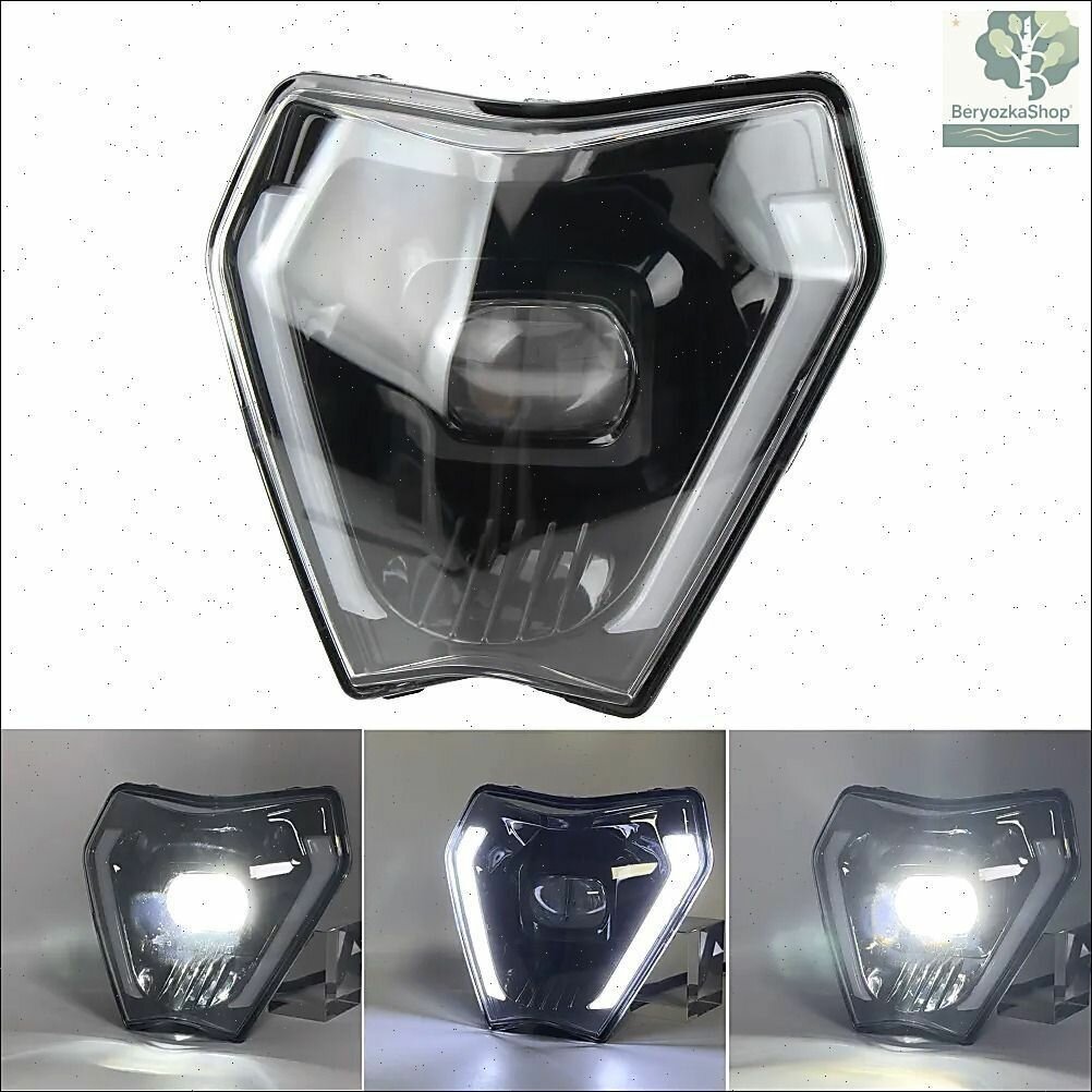 Светодиодная овальная фара для мотоцикла, аксессуары для внедорожников для ктм