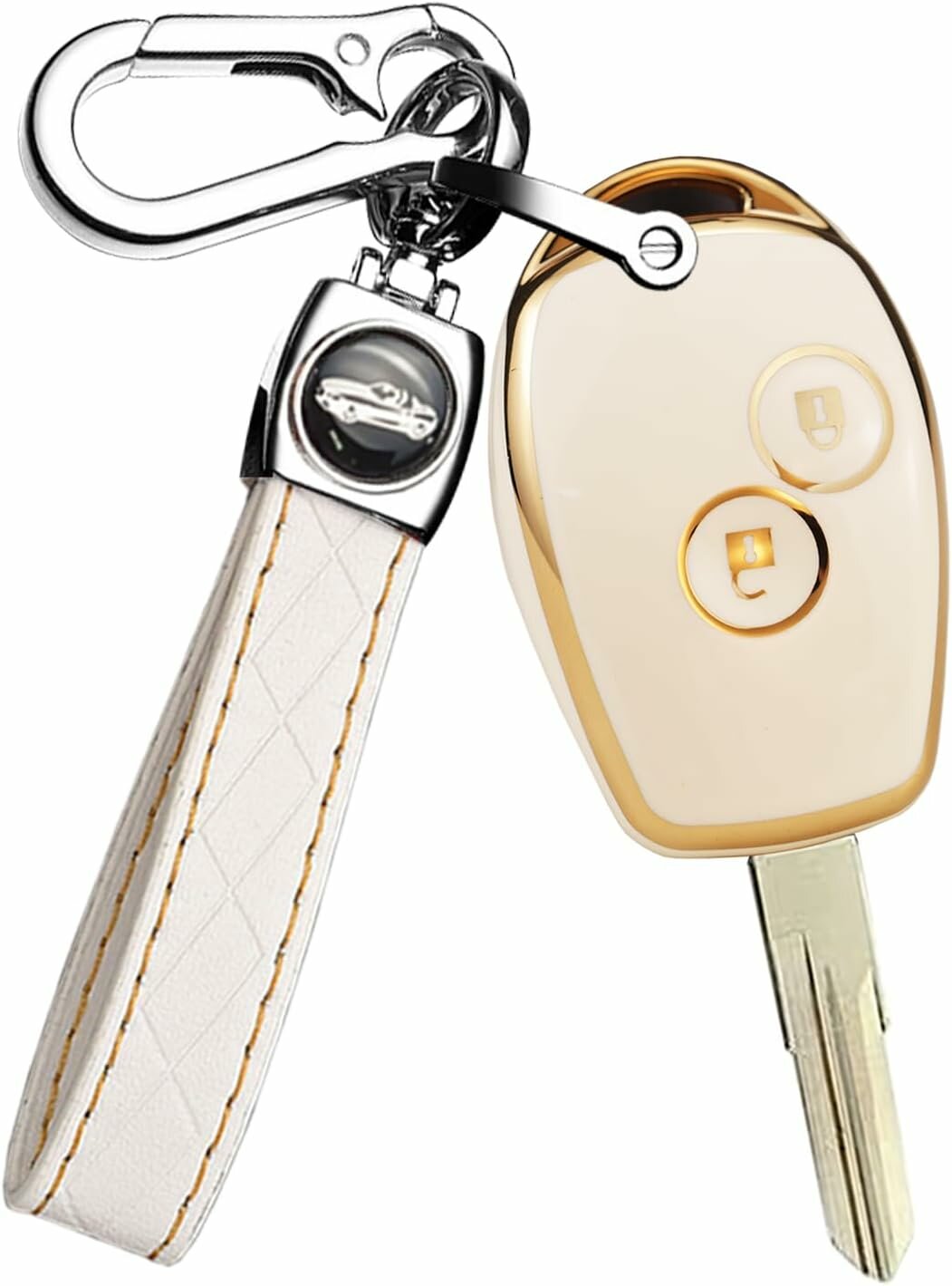 Чехол для ключей с 2 кнопками для Renault Megane Duster Modus Espace Laguna Logan для Dacia Sandero Fluence Clio Kango