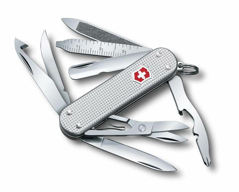 Нож-брелок Mini Champ Alox (15 функций) VICTORINOX 0.6381.26