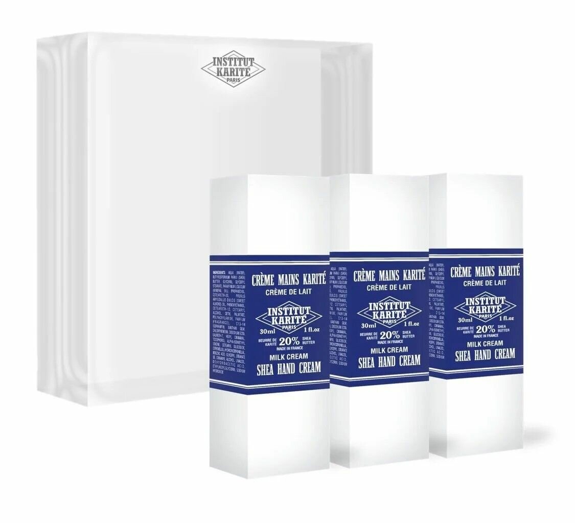 Institut Karite - Milk Cream Hand Cream Молочный крем для рук с маслом ши 30 мл box