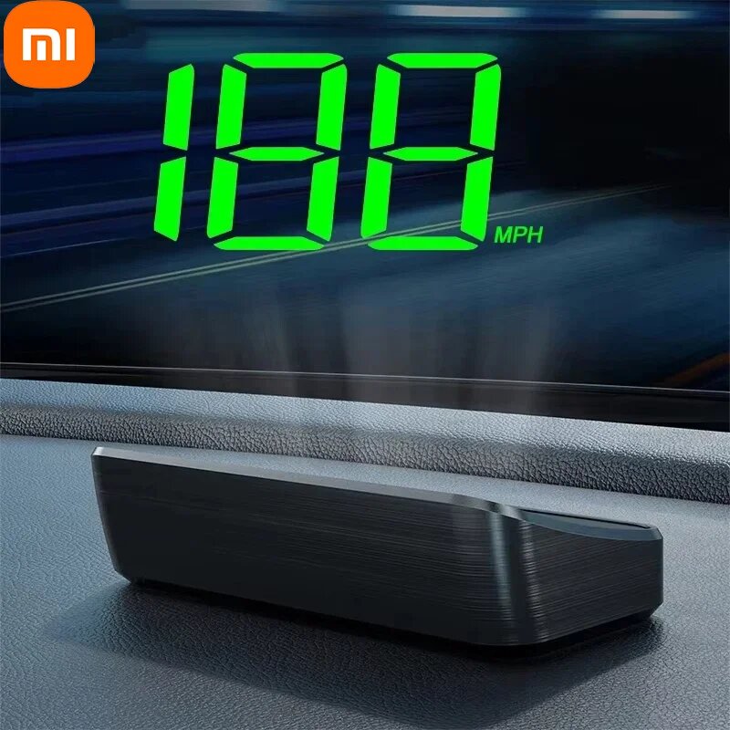 Автомобильный проектор-спидометр Xiaomi HUD с GPS-компасом и многофункциональным дисплеем на лобовое стекло 2026