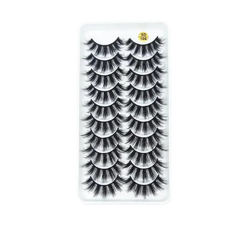 3D накладные ресницы 10 пар, цвет 10Pairs-3D106