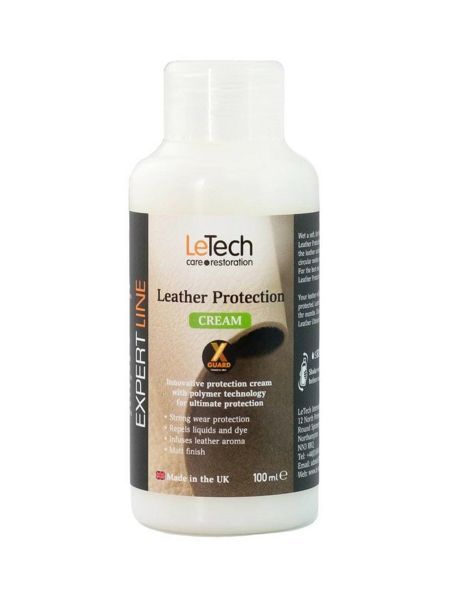 LeTech Expert Line Защитный крем для кожи (Leather Protection Cream) 100мл
