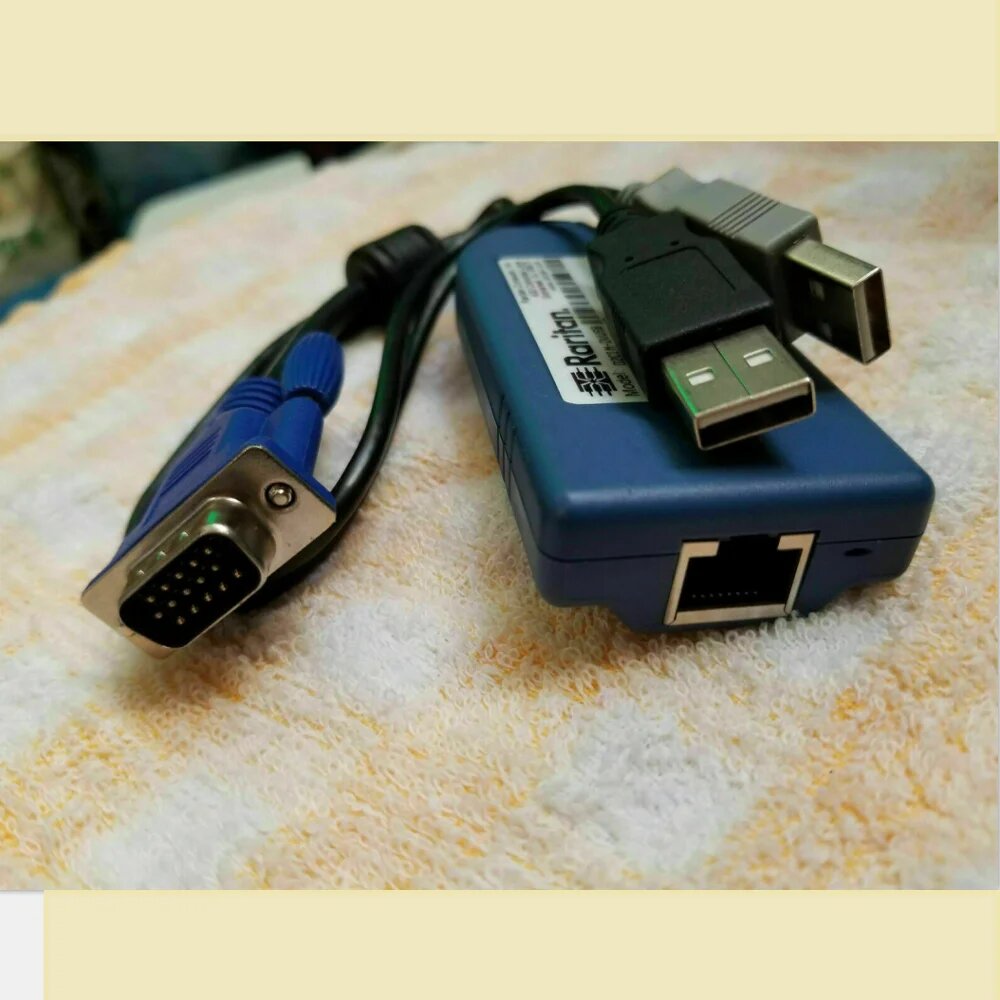 D2CIM-DVUSB порт VGA двойной USB-кабель для Dominion Raritan KX2 KX3 USB VGA KVM-переключатель виртуального назначения модуль