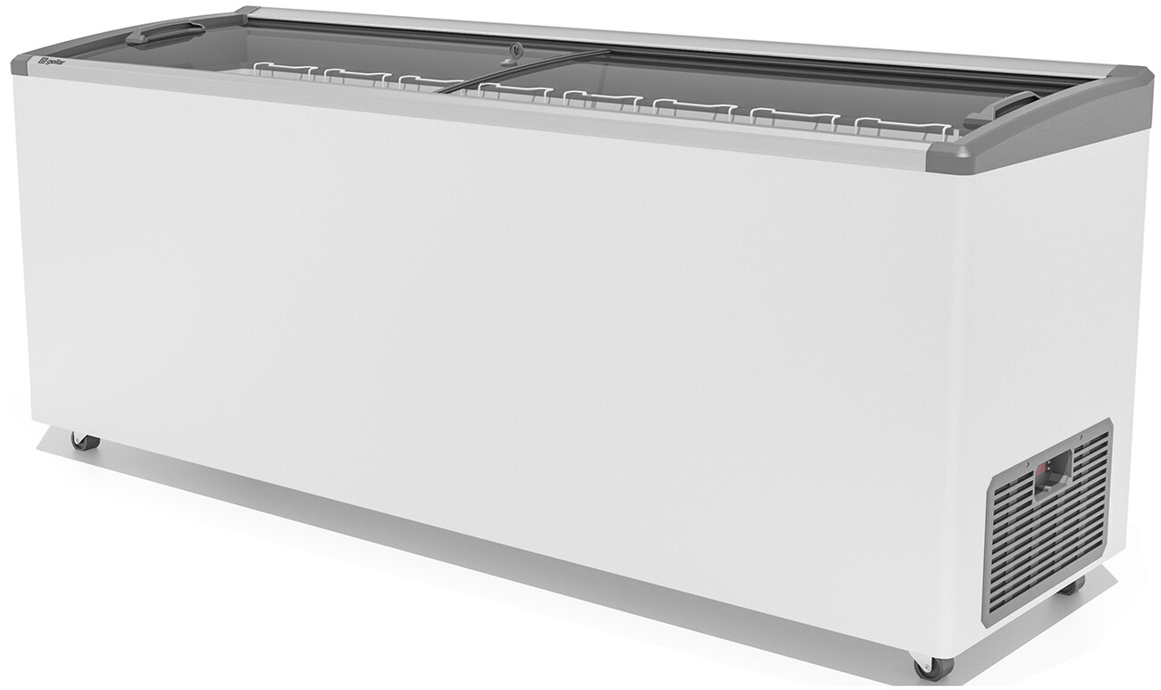 Морозильный ларь Gellar FG 700 E серый